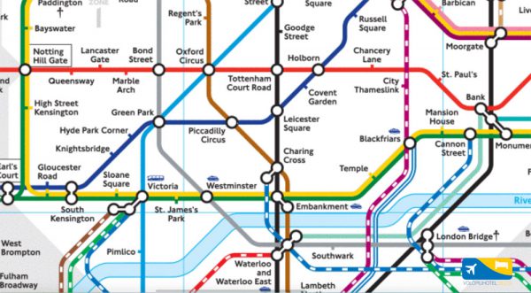 Dove trovare la mappa della metropolitana di Londra | Volopiuhotel Blog